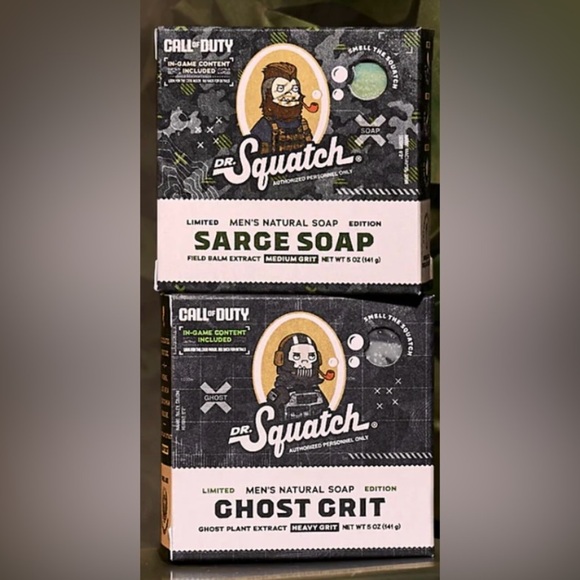 Dr. Squatch | Grooming | Dr Squatch Call Of Duty Soap Sarge Soap And ...